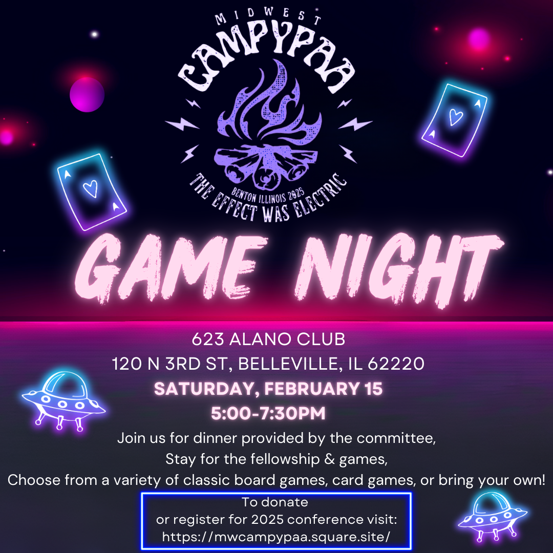MIDWEST CAMPYPAA GAME NIGHT - Alcoholics Anonymous Central Illinois ...